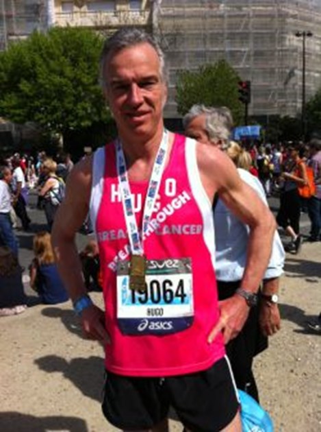 Hugo Headlam is fundraising for Breast Cancer Now