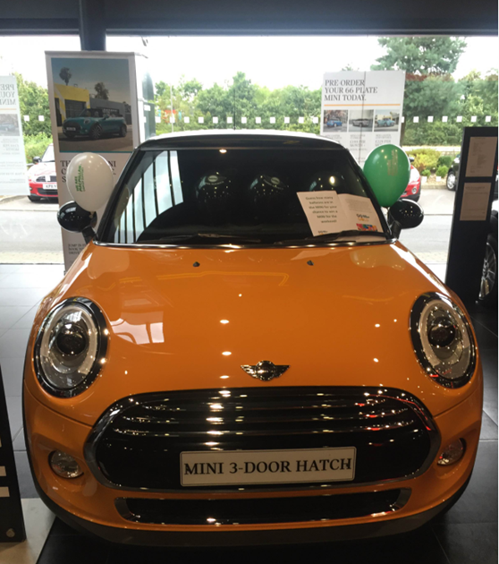MINI Norwich is fundraising for Macmillan Cancer Support