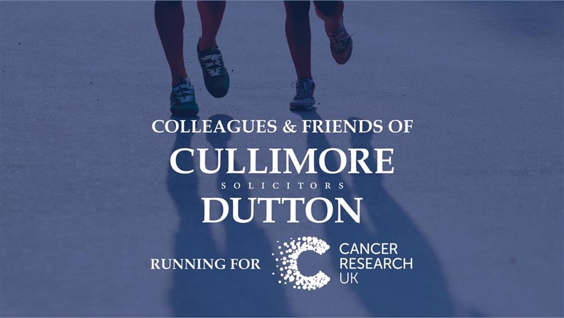 Cullimore Dutton Solicitors is fundraising for Cancer Research UK