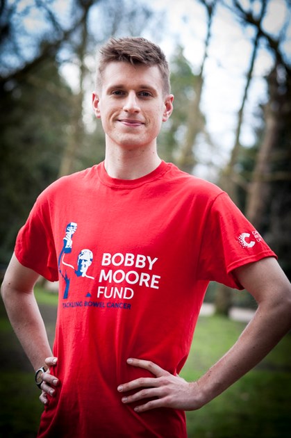 Dominic Baxter is fundraising for Cancer Research UK’s Bobby Moore Fund