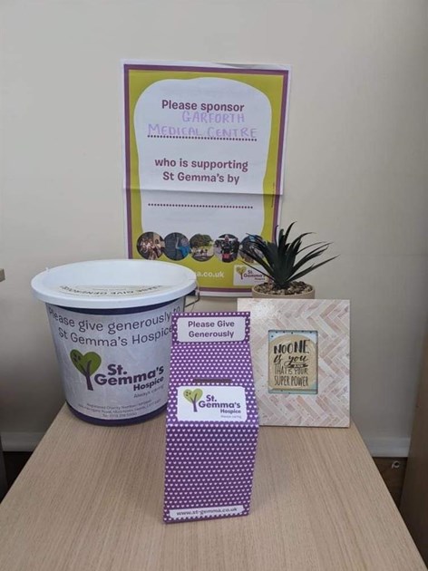 Garforth Medical Practice is fundraising for St Gemma's Hospice