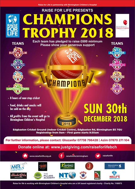 Raise for Life is fundraising for Birmingham Children’s Hospital Charity