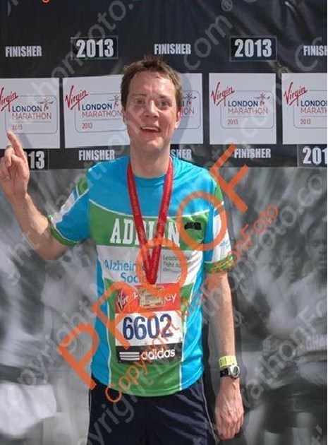 Adrian Hansford is fundraising for Alzheimer's Society