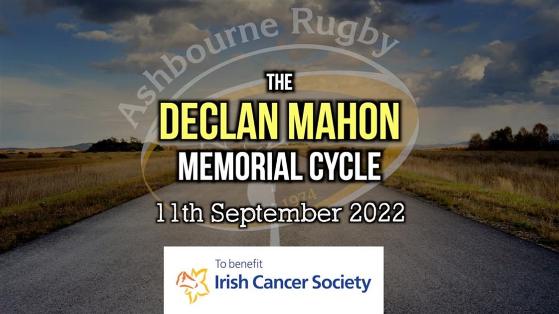 Ashbourne Rugby Club is fundraising for Irish Cancer Society