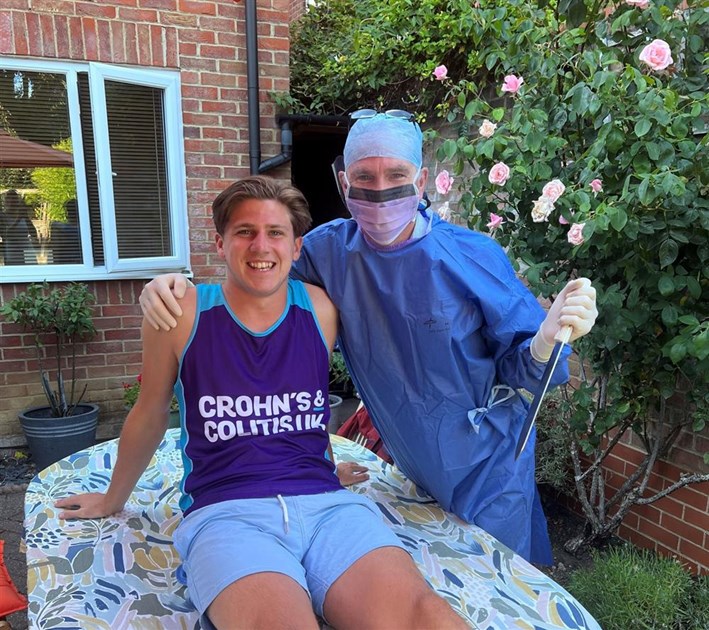 James George is fundraising for Crohn’s & Colitis UK