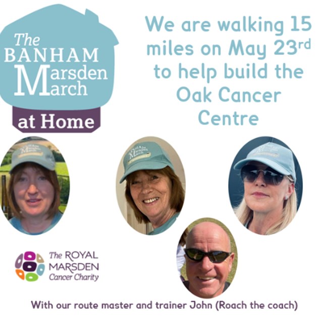 Val Sieber is fundraising for The Royal Marsden Cancer Charity