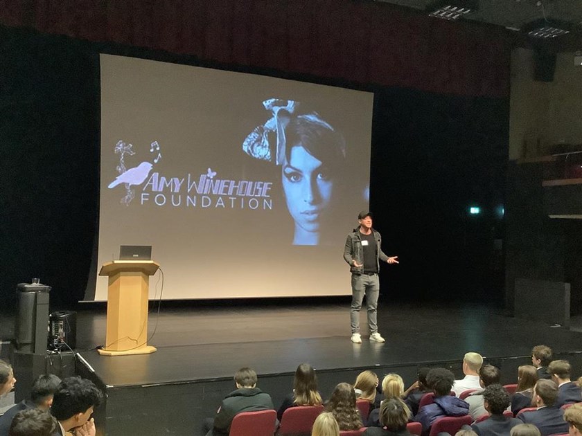 Joe Sheerer is fundraising for Amy Winehouse Foundation