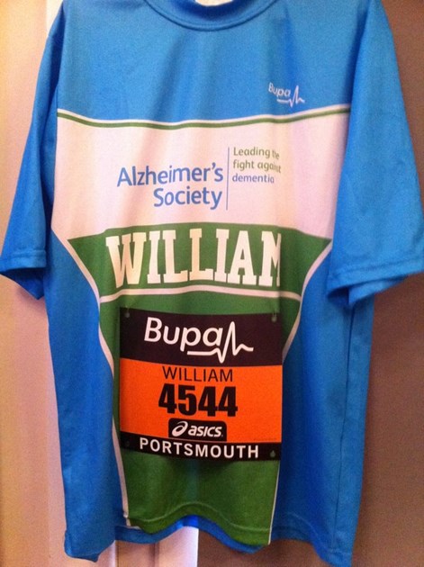 Bill Warden is fundraising for Alzheimer's Society