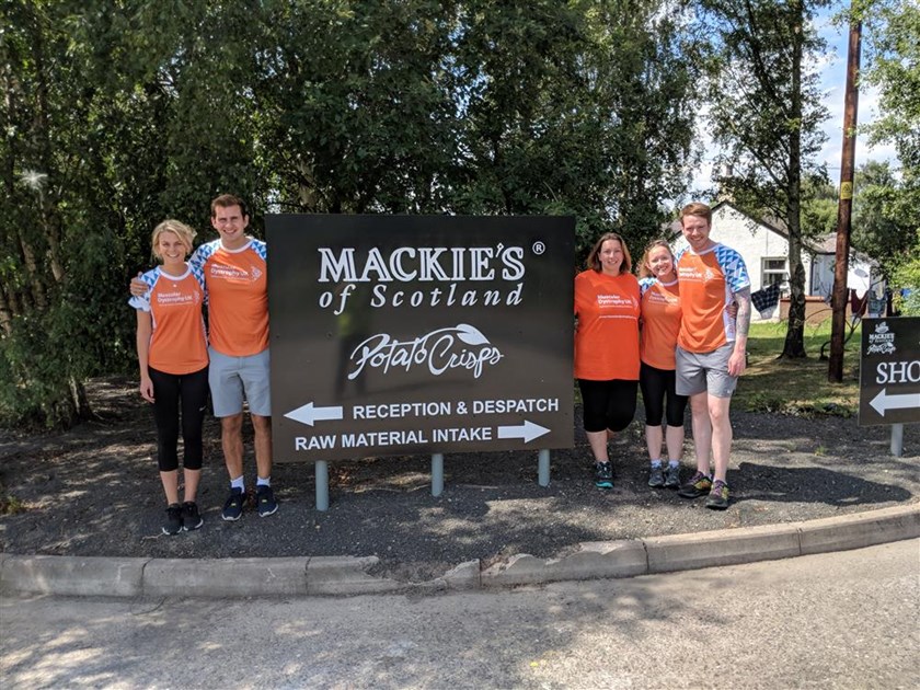 Mackie's at Taypack is fundraising for Muscular Dystrophy UK