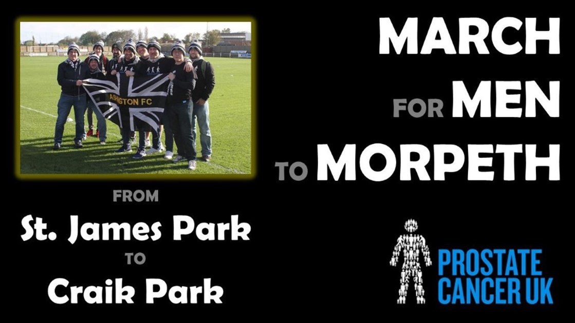 Wor March For Men is fundraising for PROSTATE CANCER UK