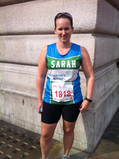 Sarah Gowing is fundraising for Alzheimer's Society