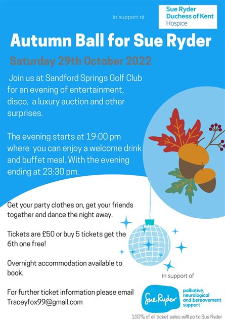 Tracey Fox is fundraising for Sue Ryder