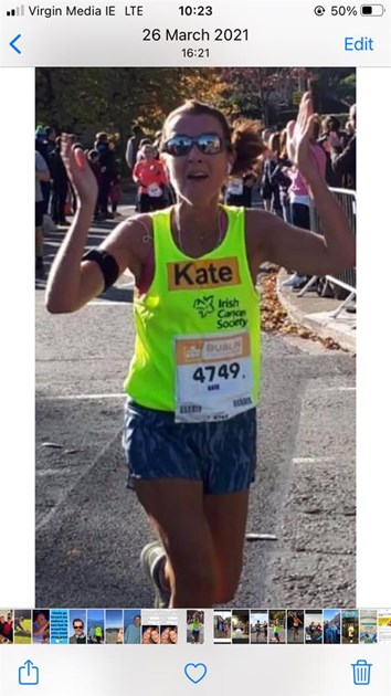 Kate O'Kelly is fundraising for Irish Cancer Society