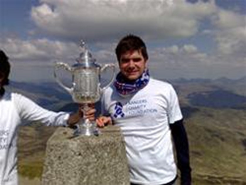 Colin McCabe is fundraising for Rangers Charity Foundation