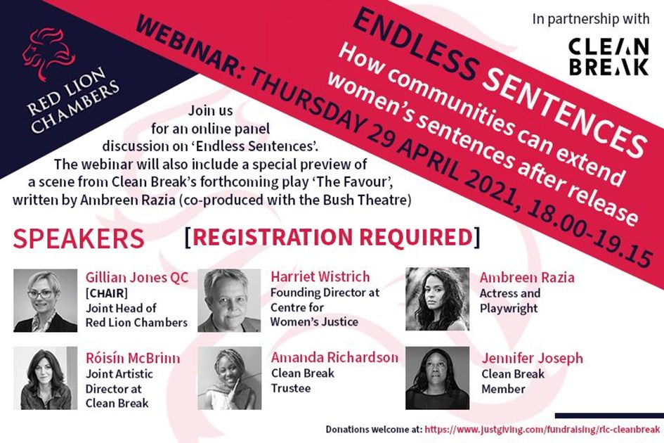 Red Lion Chambers is fundraising for Clean Break