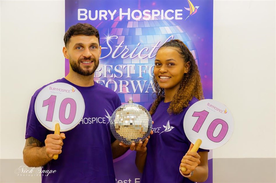 Edrina and Liam is fundraising for Bury Hospice