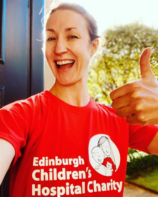 Emily Baird is fundraising for Edinburgh Children's Hospital Charity
