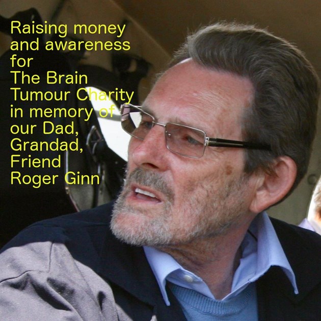 David Ginn is fundraising for The Brain Tumour Charity