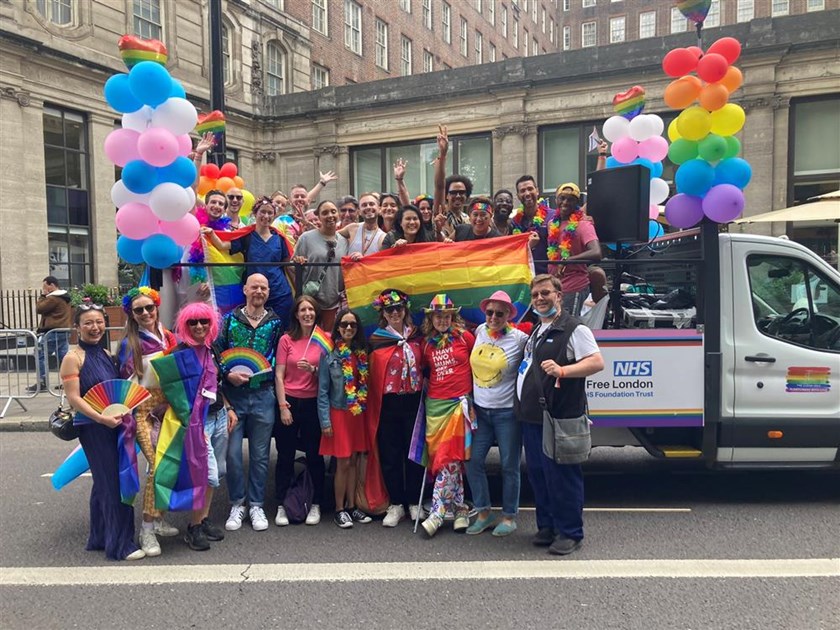 Royal Free LGBTQ Staff Network is fundraising for Royal Free Charity