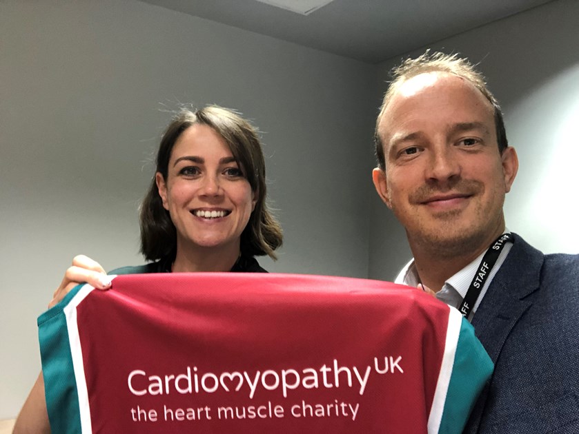 Katrina and George is fundraising for Cardiomyopathy UK
