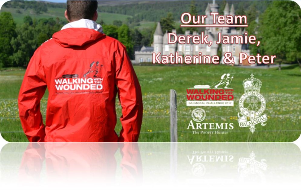 Katherine Latham - Artemis is fundraising for Walking With The Wounded