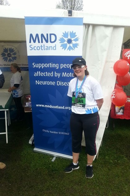 Stephanie MacPherson is fundraising for MND Scotland