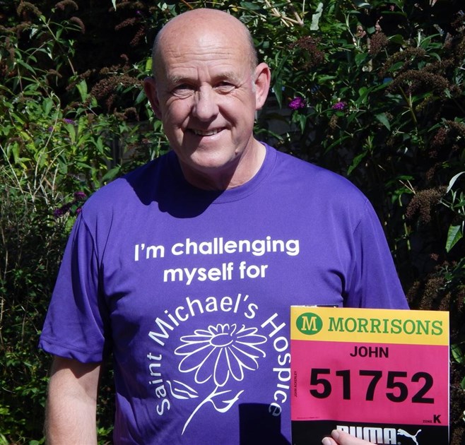 John Ackerley is fundraising for Saint Michael's Hospice