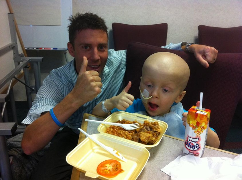 Nick Anderson is fundraising for Solving Kids’ Cancer UK