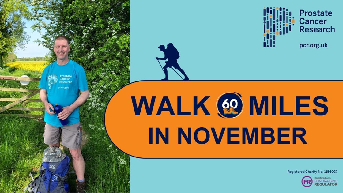 Gareth Ash is fundraising for Prostate Cancer Research