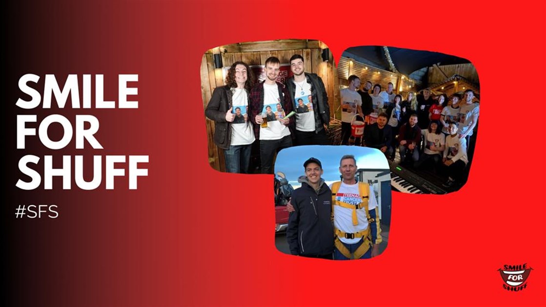 Smile For Shuff 1 is fundraising for Teenage Cancer Trust