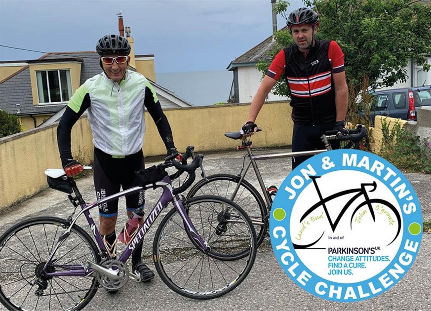 Jon Grainger is fundraising for Parkinson’s UK