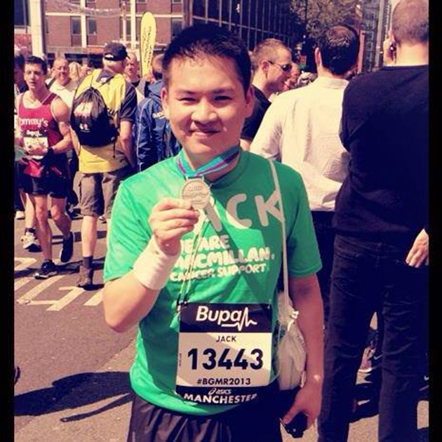 Jack Lam is fundraising for Macmillan Cancer Support