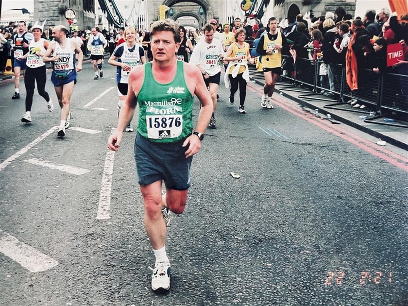 Nick Bacon is fundraising for The Brain Tumour Charity