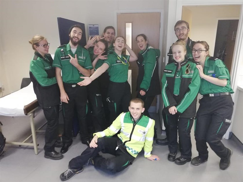 SJA Student Volunteers is fundraising for St John Ambulance