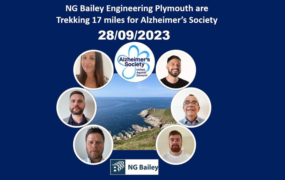 NG Bailey Engineering Plymouth Team Team is fundraising for Alzheimer's Society