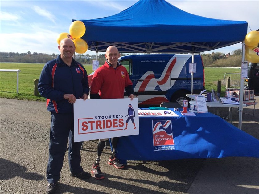 Shaun Stocker is fundraising for Blind Veterans UK