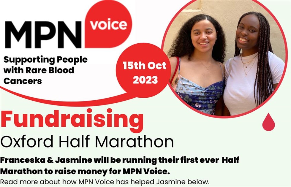Jasmine Harris, Franceska Tchapdeu is fundraising for MPN Voice (Guy's ...