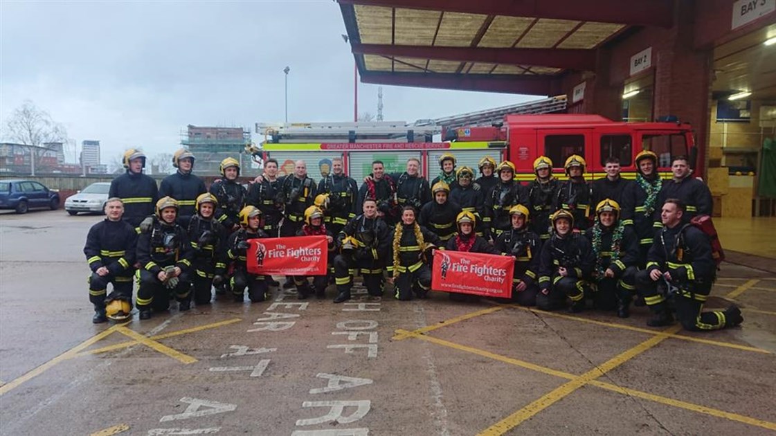 GMFRS Recruits is fundraising for Fire Fighters Charity