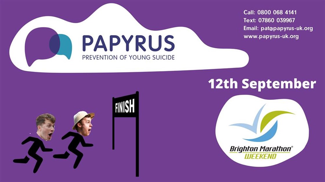 Felix Cain is fundraising for PAPYRUS Prevention of Young Suicide