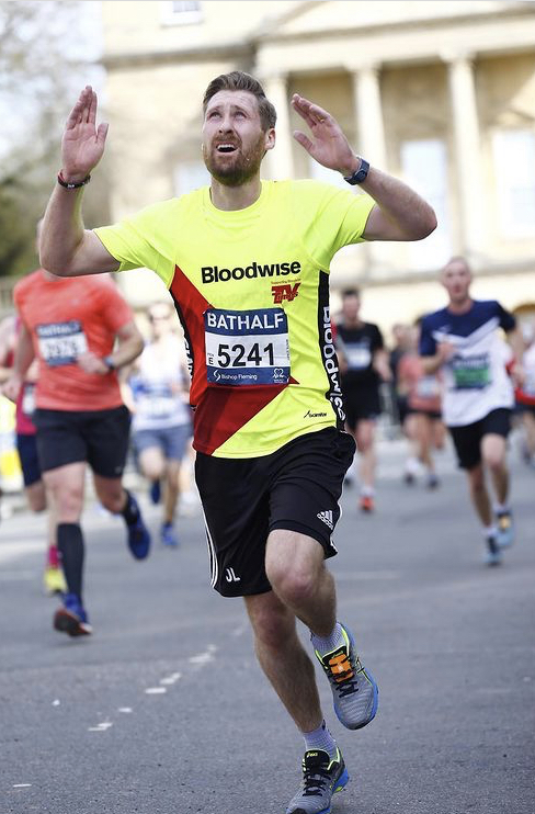 Jamie Laird is fundraising for British Heart Foundation