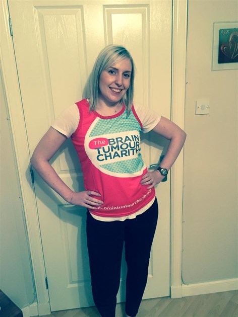 Gemma Cowie is fundraising for The Brain Tumour Charity