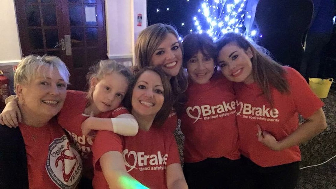 Gemma Hackett is fundraising for Brake, the road safety charity