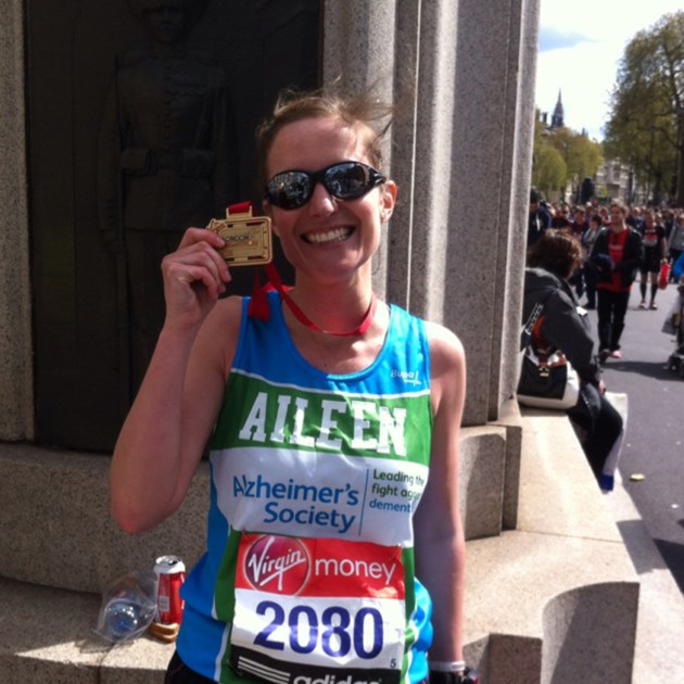 Aileen Collins is fundraising for Alzheimer's Society