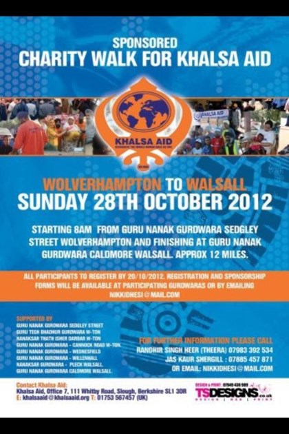 Kelly Kaur bains is fundraising for Khalsa Aid