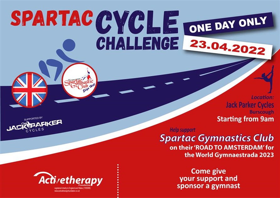 Spartac Gymnastics Club is fundraising for Active Therapy Foundation