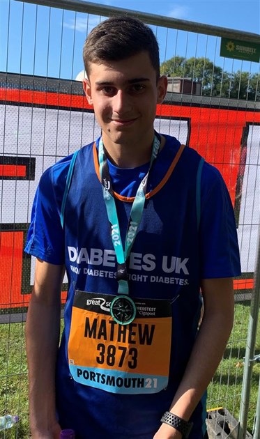 Matthew Welham is fundraising for Diabetes UK