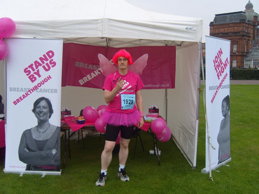 James Jopling is fundraising for Breast Cancer Now