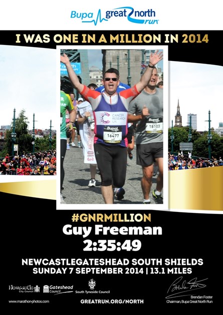 Guy Freeman is fundraising for Cancer Research UK