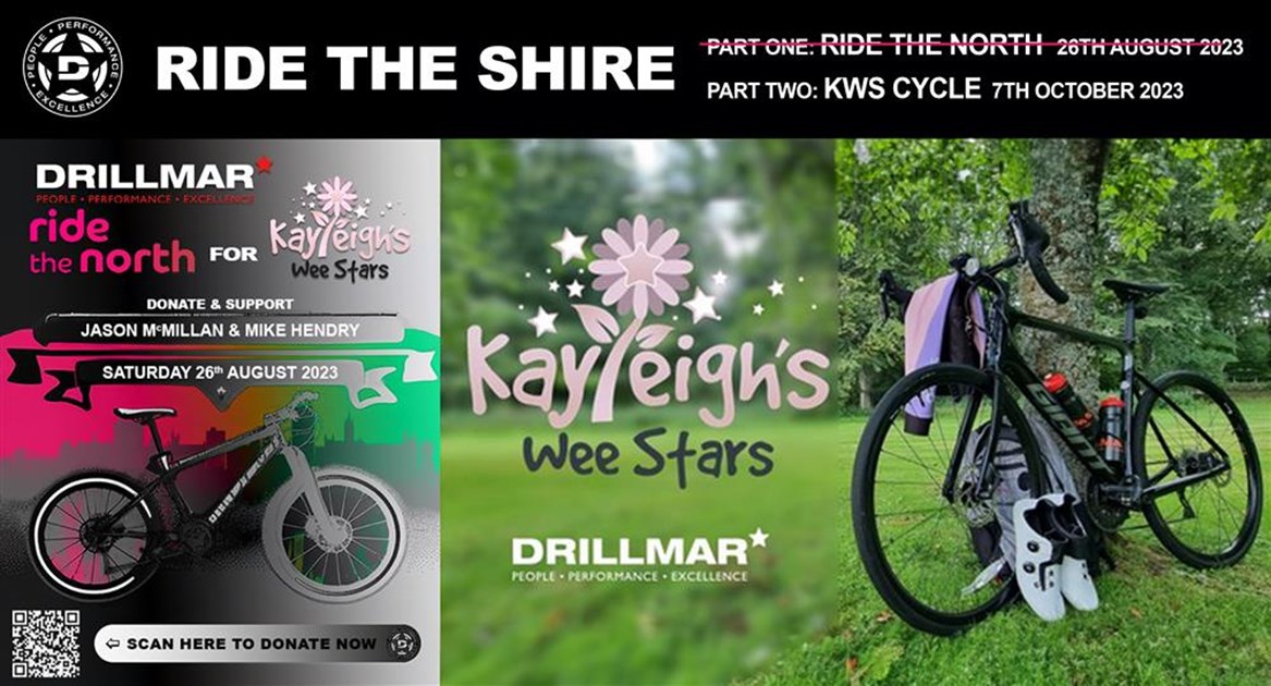 Jason McMillan is fundraising for Kayleigh's Wee Stars