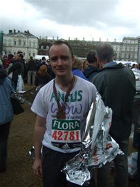 Angus Falconer is fundraising for Wellbeing of Women